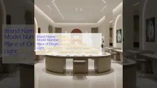 Luxury Jewelry Display Showcase for Retail Stores