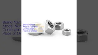 High Strength Zinc Plated Hex Nuts DIN931 Fasteners