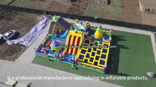 Giant Inflatable Obstacle Course Commercial Playground