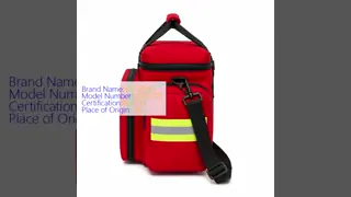 Portable Emergency Medical Bag for Travel and Home Safety