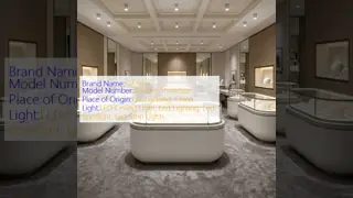 Luxury Oval Jewelry Display Case Custom Retail Showcase