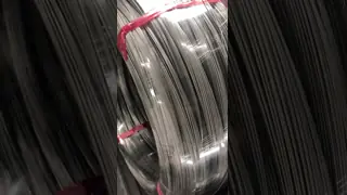 Fine stainless steel wire before packing