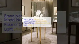 Modern LED Jewelry Display Case for Retail Stores