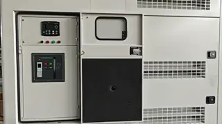white Silent type generator