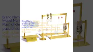 Premium Metal Jewelry Display Stands for Retail Stores
