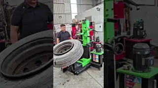 View Truck Tire Changer Machine Good For Large Vertical Tire Disassembly Machine Demo