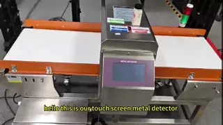 Industrial Food Metal Detector Conveyor Belt Solution