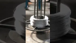 Fine annealed wire that glitters in the sunlight