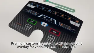 Custom Membrane Switch & Graphic Overlay High Quality Display