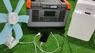 2400W Portable Power Station in Action - Camping & Charging Demo