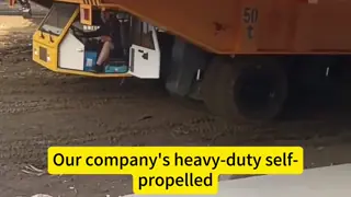 Self-propelled modular transporter 4-10 axle lines 120-300ton heavy load