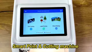 Factory Direct Desktop-type High-speed Thermal Transfer Print & Cut Machine for Mobile Phone Skin Sticker Label
