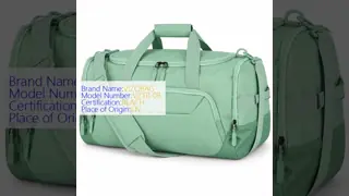 83L Foldable Rolling Travel Duffel Bag for Easy Trips