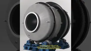 Rotary Tilting Melting Furnace for Non Ferrous Metal Smelting