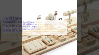 Premium Wooden Jewelry Display Tray for Retail Stores
