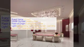 Luxury Full Vision Glass Jewelry Display Case