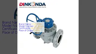 DINKONDA Top Mounted Ball Valve Easy Maintenance Solution