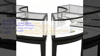 Luxury Round Jewelry Display Case for High End Boutiques