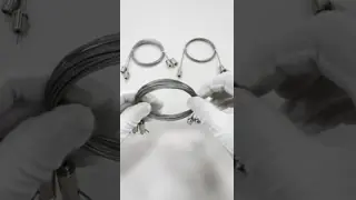 Circular Wire Rope Hanging Kit Adjustable Wire Hanging System for Lights Signs and Displays