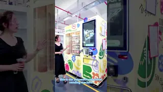 Frozen Fruit Smoothie Vending Machine | -18 ℃ Frozen Storage and 22000 RPM High-Speed Smoothie Makin