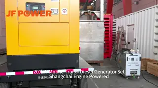 200kW Mobile Diesel Generator Reliable Outdoor Power