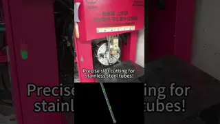 Stainless Steel Tube Slot Cutting | Fiber Laser Tube Cutting Machine