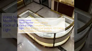 Custom Curved Jewelry Display Cabinet Luxury Retail Solution