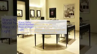 Luxury Black Wood Jewelry Store Display Set