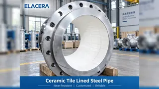 Wear-Resistant Ceramic Tile-Lined Steel Pipe for Abrasive Material Conveying