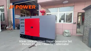 80KW Perkins Stamford Silent Diesel Generator Review