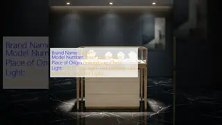 Modern Minimalist Jewelry Counter Display Case
