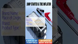 Reliable Car Jump Starter and Tire Inflator Tool