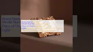Vintage Gold Ring Holder Elegant Jewelry Display Stand