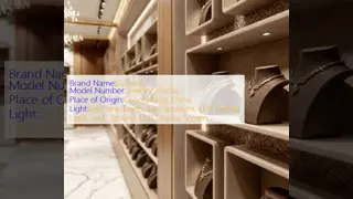 Custom Luxury Jewelry Display Case for Retail Stores