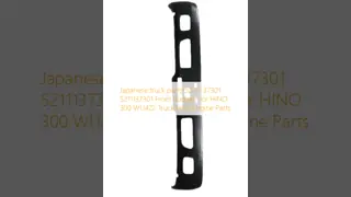 Hino 300 Front Bumper 5211137301 Durable Replacement