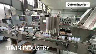Automatic Bottle Cotton Inserter for Pharmaceutical Lines