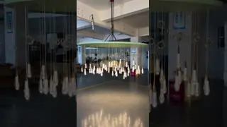 Compact Crystal Chandelier for Elegant Small Spaces