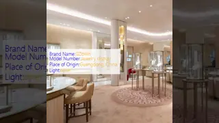 Luxury Round Jewelry Display Case for High End Retail Stores