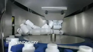 Automatic Bottle Unscrambler for Capsule Counting Lines