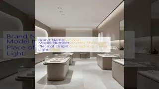 Luxury Wooden Jewelry Display Case for Retail Stores