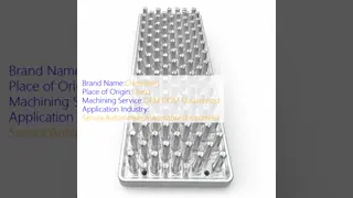 Custom CNC Machined Aluminum Heatsink for Electronics