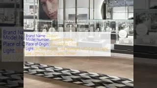 Luxury LED Jewelry Display Cases Custom Retail Showcases