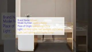 Modern L Shape Jewelry Display Cabinet for Retail Stores