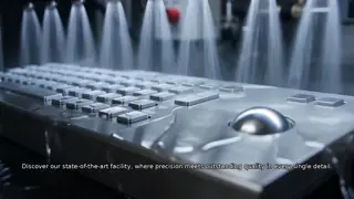 Industrial Waterproof Stainless Steel Keyboard with Trackball