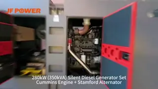 280kW Silent Diesel Generator Reliable Industrial Power