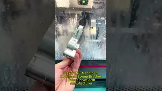 5 Axis CNC Machined Aluminum Swing Bracket | Robot Pivot Arm Manufacturer