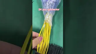 How to put fiber cable into expandable sleeve  as pulling eye