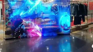 p3.91 structure free high brightness super transparent holographic LED display