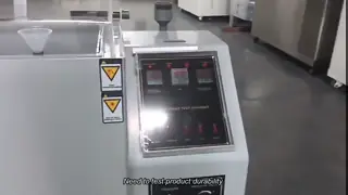 Silent Operation, Water‑leakage Alarm, Sanitary Fittings Salt‑Spray Rust‑proof Test Cabinet