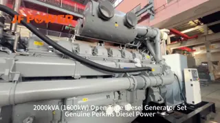 2000KVA Perkins Diesel Generator Heavy Duty Power Solution